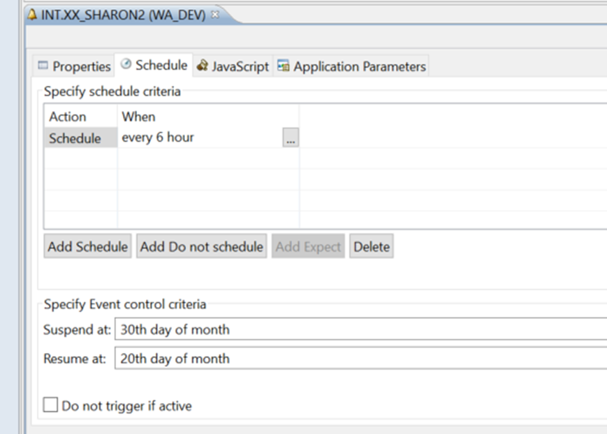Schedule Element - Free Format Statement | ESP dSeries Workload Automation