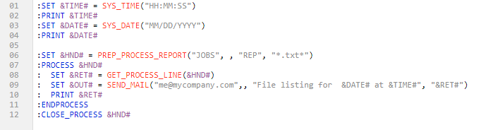 Send job report in email | Automic Workload Automation