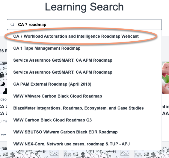 ICYMI - Replay of the August 12 CA 7 Roadmap Webcast is now available in Learning@Broadcom | CA ...