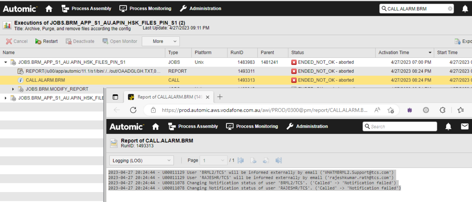U00064019 The Automation Engine Is Not Configured Correctly For Using The External Password