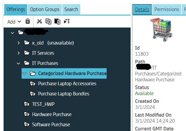 17.2 CA Service Catalog - Can't Create navigation Structure with multiple levels / folders. | CA ...