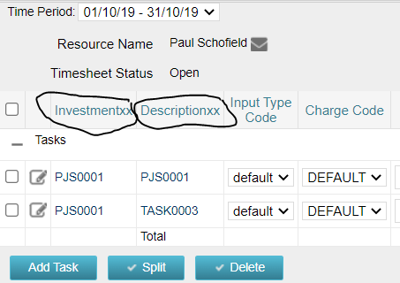 Customize Timesheet page in Classic PPM | Clarity