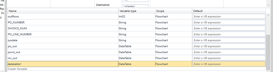 Create a blank DataTable in Javelin | Test Data Manager