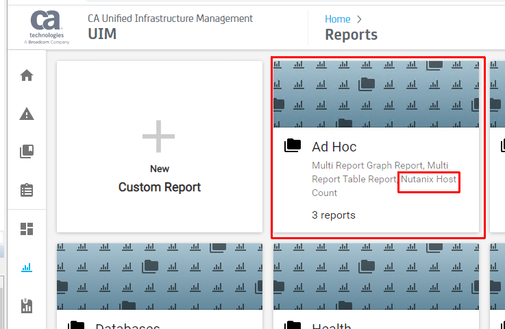 Nutanix Dashboards | DX Unified Infrastructure Management