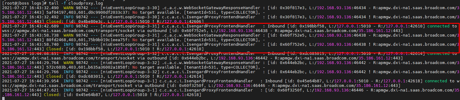 Can´t connect to my DX APM SaaS | DX Application Performance Management