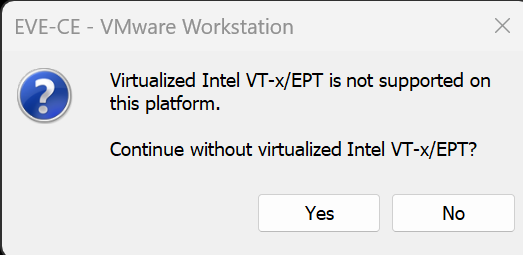 Virtualized Intel VT-X/EPT is not supported on this platform | VMware ...
