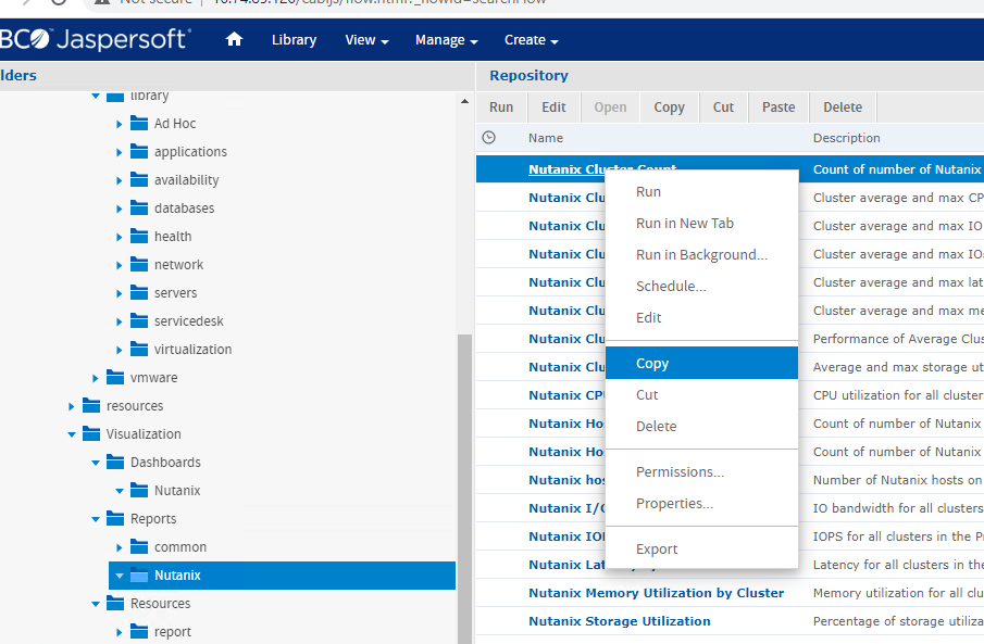 Nutanix Dashboards | DX Unified Infrastructure Management