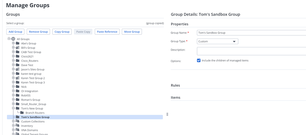 The Capability to Copy and Move Groups is Now Available in DX NetOps 22 ...