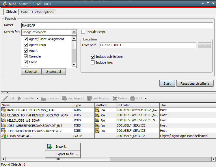 How to get job names which are using particular host? | Automic Workload Automation