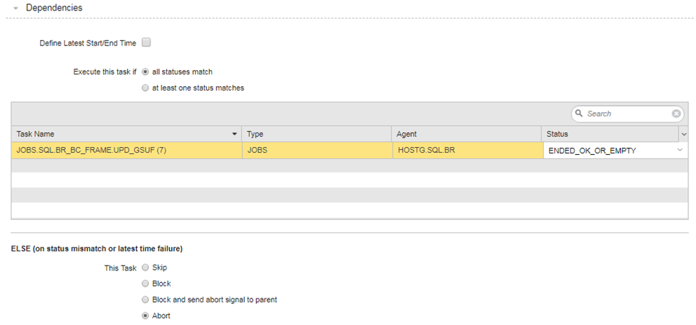 Dependencies and Preconditions in workflow | Automic Workload Automation