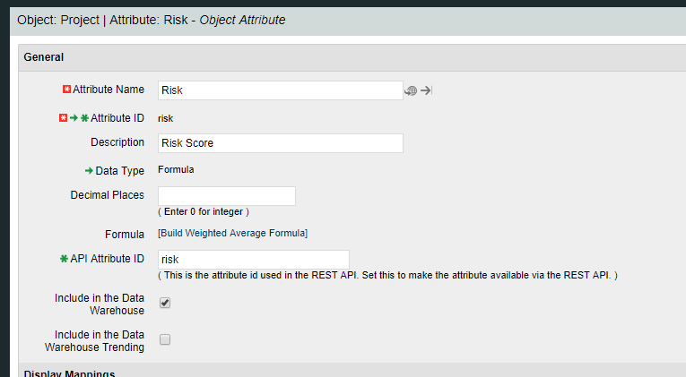 how can I tag a risk attribute to load in the WH if the box is grayed out? | Clarity