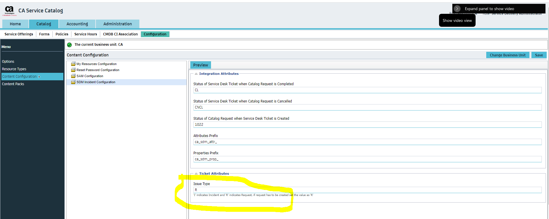 Create the SDM Request through CA Catalog | CA Service Management