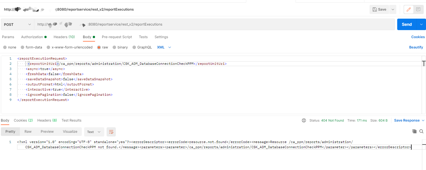 GET Jaspersoft Report via REST API | Clarity