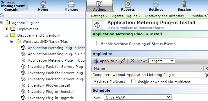 Software metering: blocking Opera | IT Management Suite