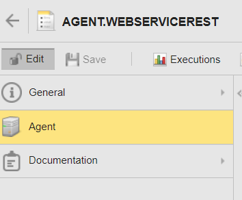 Lost "web service" tabs for REST agent | Automic Workload Automation
