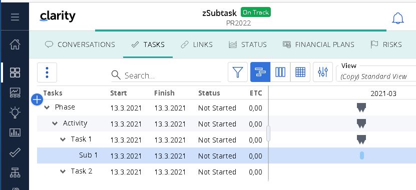 Parent Task | Clarity