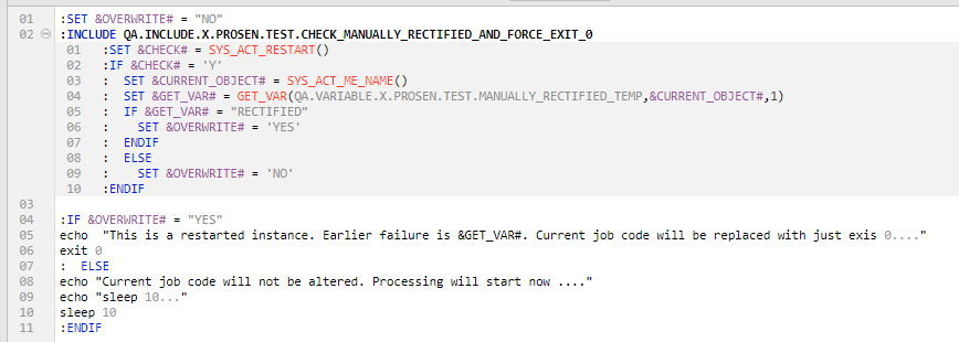 Mark Job as Success using - EXIT 0 | Automic Workload Automation