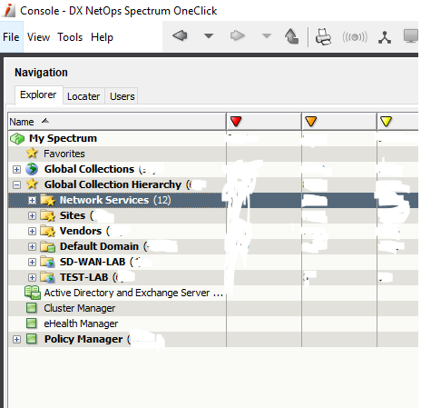 Spectrum - Cannot find | DX NetOps