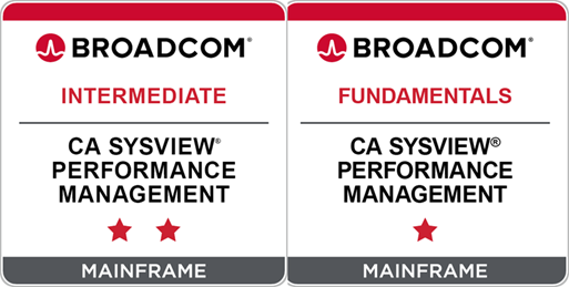 New Broadcom Mainframe Digital Badge is Now Available for CA SYSVIEW Performance Management ...