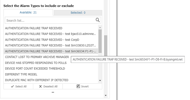 Ability to report using Dynamic Alarm Titles in DX NetOps Spectrum Report Manager | DX NetOps
