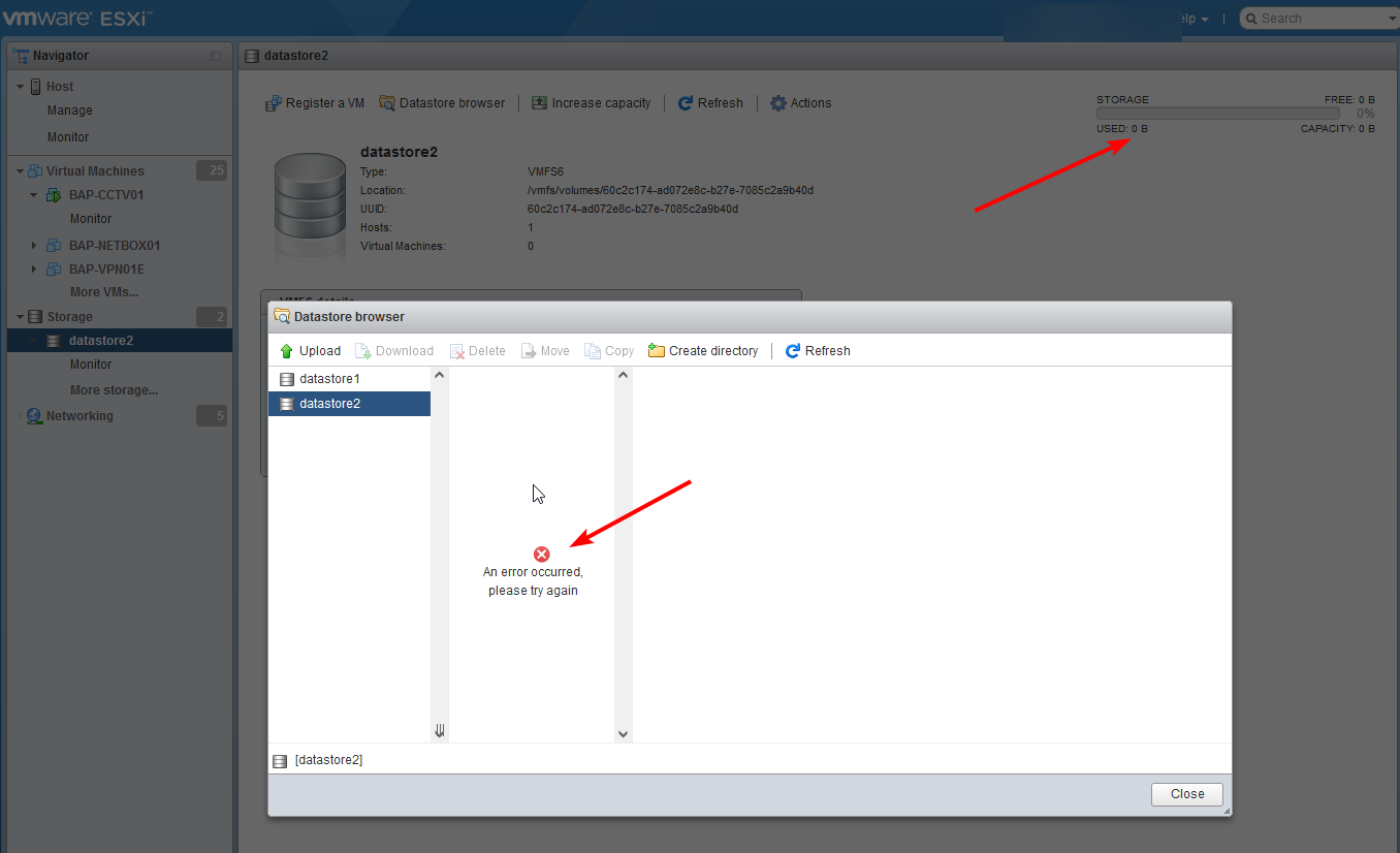 Power Cut - Local Datastore not mounting | VMware vSphere