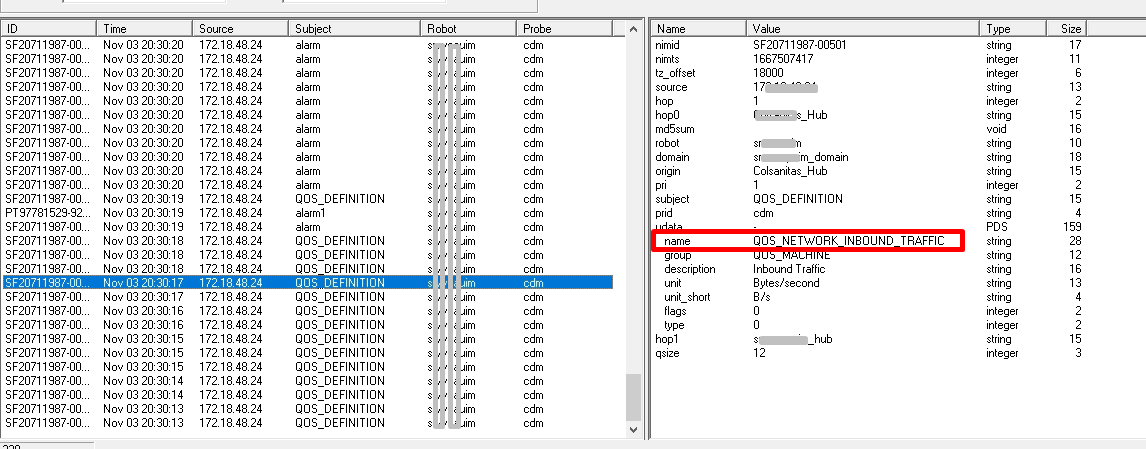 Monitoring Nic In A Server Os Linux With Cdm But The Qos In Db Is Not Created Dx Unified