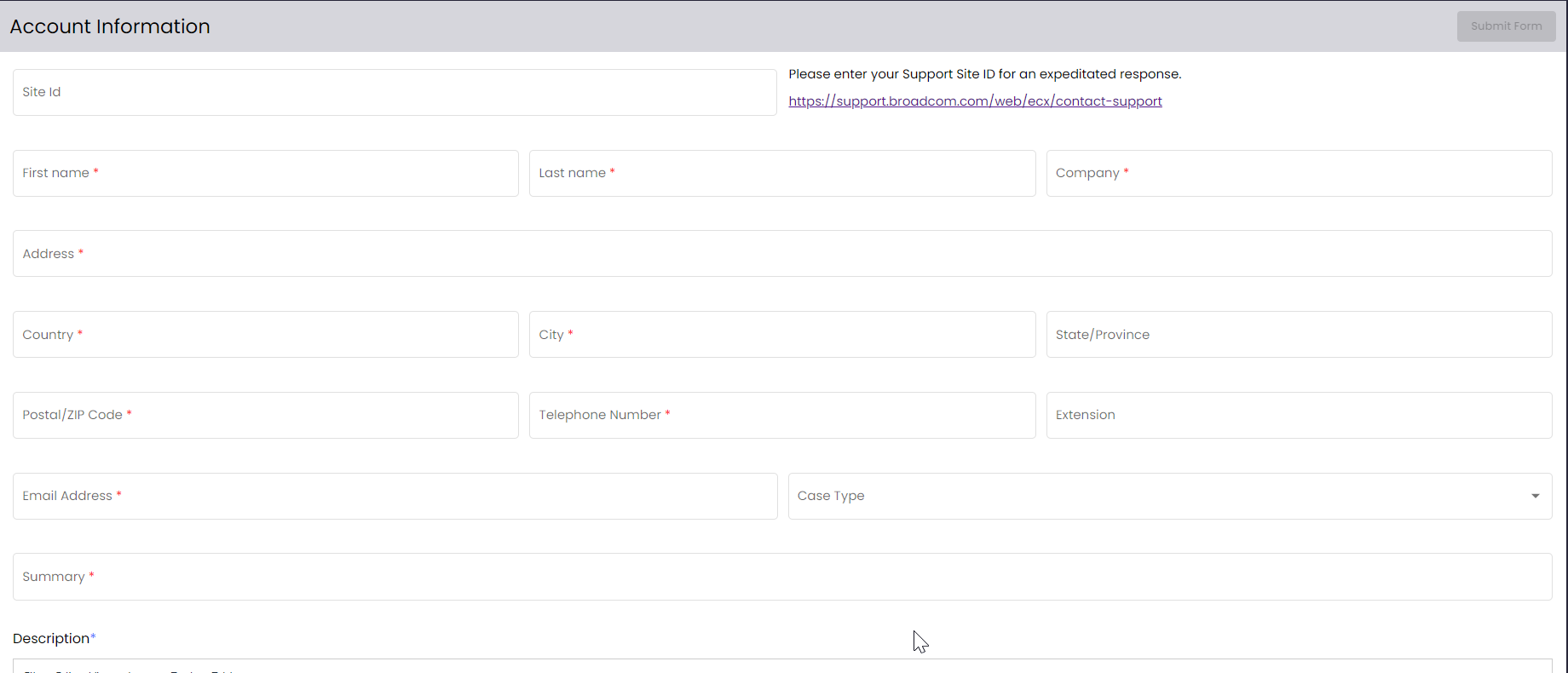 broadcomcms-software-agent.wolkenservicedesk(.)com | Broadcom Customer Care