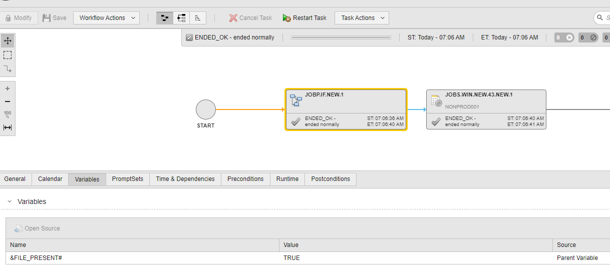 Passing Variable Values - 12.3.8 & 21 | Automic Workload Automation Passing Variable Values - 12.3.8 & 21 | Automic Workload Automation