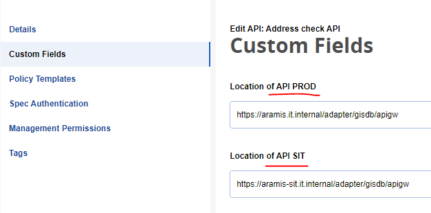 Route an API to different API Location based on proxy ( test or ...