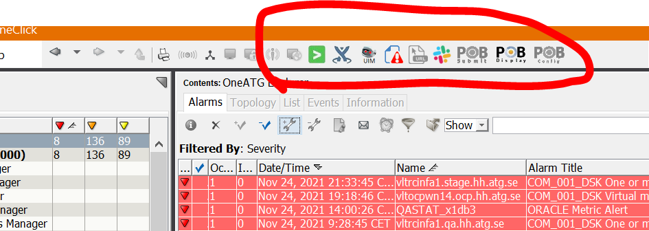 OneClick Custom popoup, xml hacking | DX NetOps