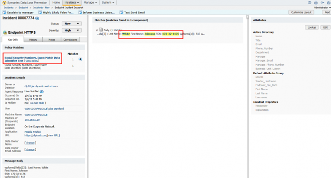 Data Loss Prevention - Symantec Enterprise