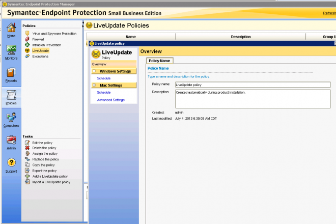 Update Windows Clients from LiveUpdate Server | Endpoint Protection ...