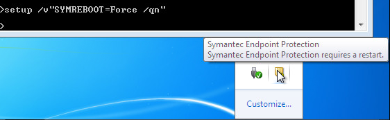 Silent setup.exe install will not reboot automatically | Endpoint ...