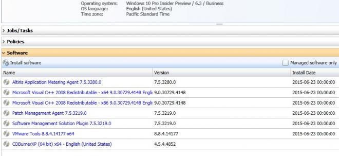 Altiris and Windows 10 | IT Management Suite