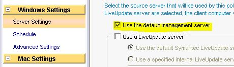 SEPM and LUA - updating clients | Endpoint Protection