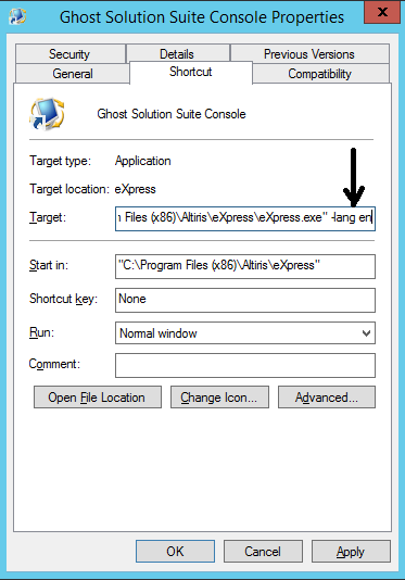 How do I change console language? | Ghost Solution Suite