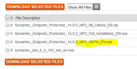 Unable to add packages to SEPM | Endpoint Protection