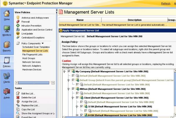 Cannot delete replication partner | Endpoint Protection