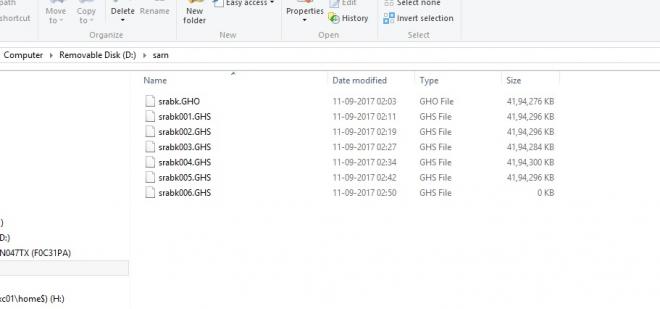 NOT A SYMANTEC GHOST FILE OR IS NOT THE CORRECT SPAN SEGMENT | Symantec ...