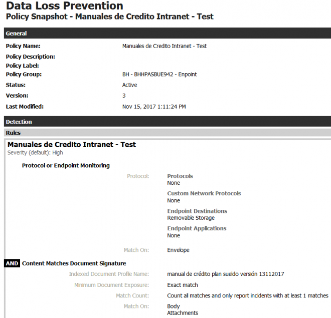 IDM with endpoint agent - DLP 14.6 mp1 | Data Loss Prevention
