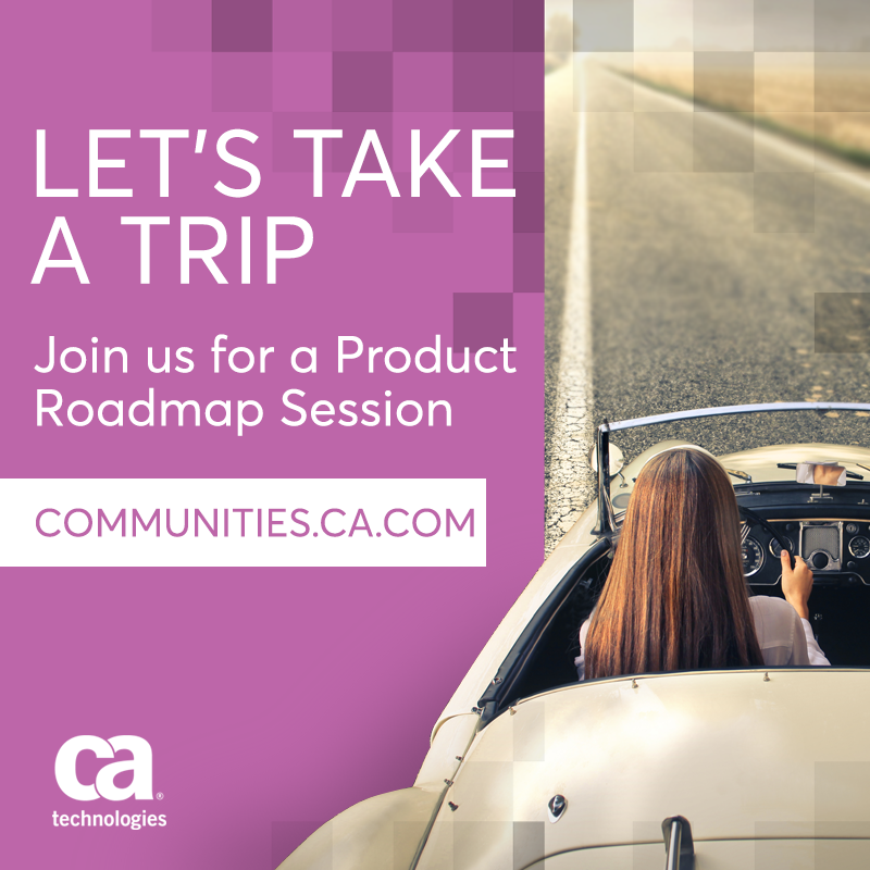 [Roadmap] CA Workload Automation AE (AutoSys) January 31th, 2019 @ 11 a ...