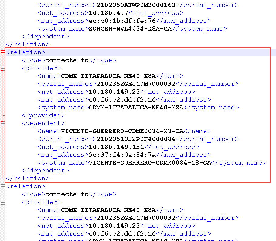 Export CI CMDB Modeling Gateway with ports in Spectrum | DX NetOps