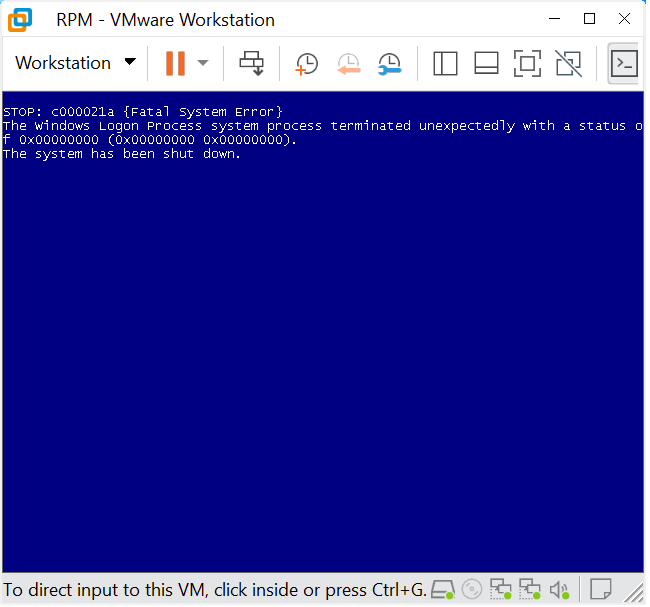 Workstation Pro 17.5 on Windows 11 with Windows XP Pro SP3 guest Shut ...