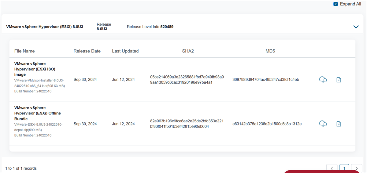 Where can I find VMware-ESXi-8.0d offline bundle zip to download ...