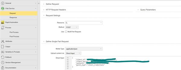 Connexion API REST, JWEB,postman : not the same result | Automic Workload Automation