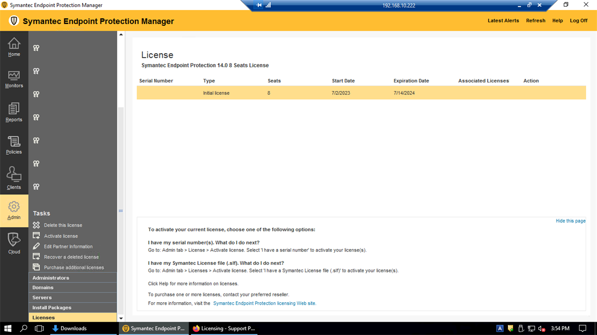 how to know what license assigned to an SEP endpoint when have multi ...