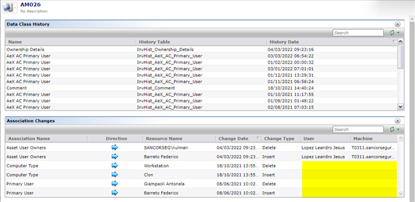 Asset tracking report | Asset Management Group
