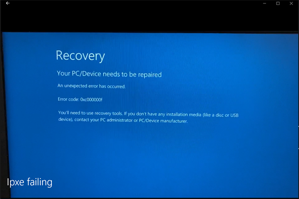 BSOD on images delivered using WinPE via PXE/iPXE with SecureBoot ...