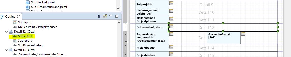 Jaspersoft Subreports Show Empty When Exported To Docx Clarity 