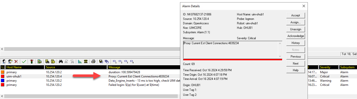 variable logmon use | DX Unified Infrastructure Management